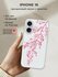 Чехол на Apple iPhone 16 / Айфон 16 с принтом "Ветка сакуры 2"