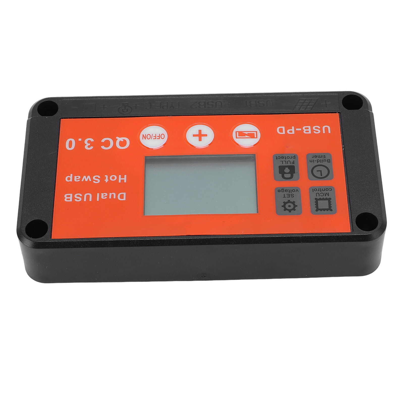 MPPT Солнечный контроллер Dual USB Smart Adjustment 12 В 24 В Адаптивная зарядка ЖК-дисплей Регулятор солнечной панели для герметичного гелевого аккумулятора 80 А