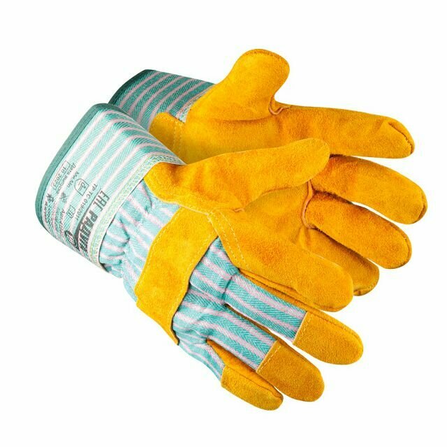 Ампаро Радуга 419401-10 рабочие спилок комбинированные перчатки размер XL.