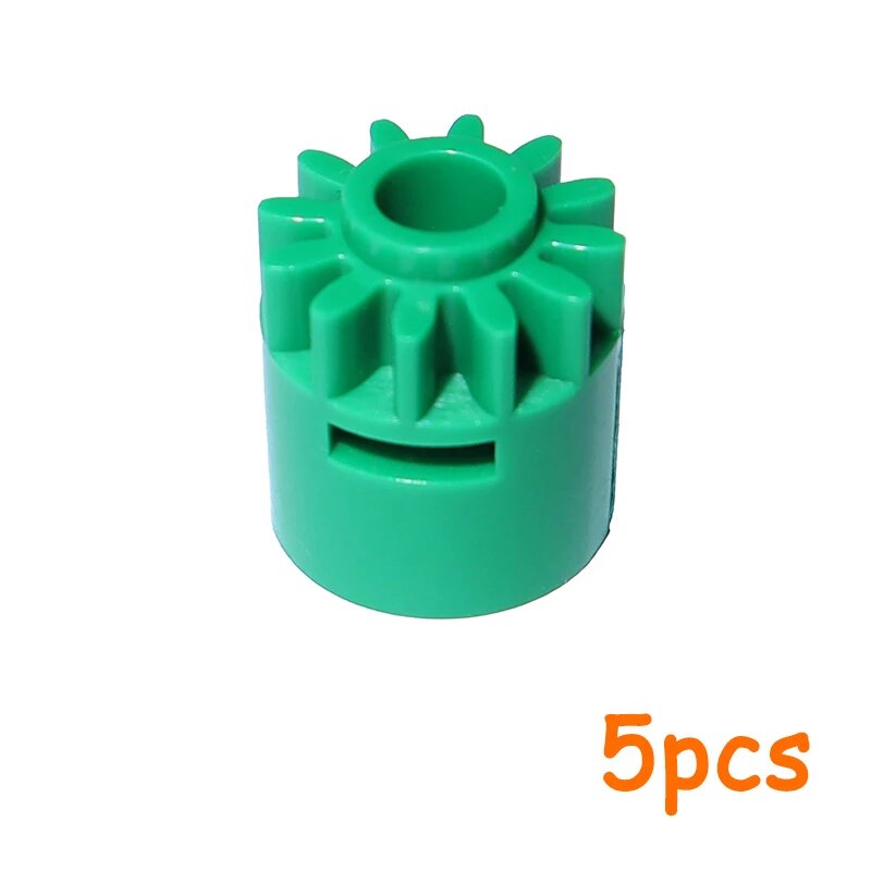 Зеленая шестерня сцепления 12 зубьев, 5 шт. (3590-green)