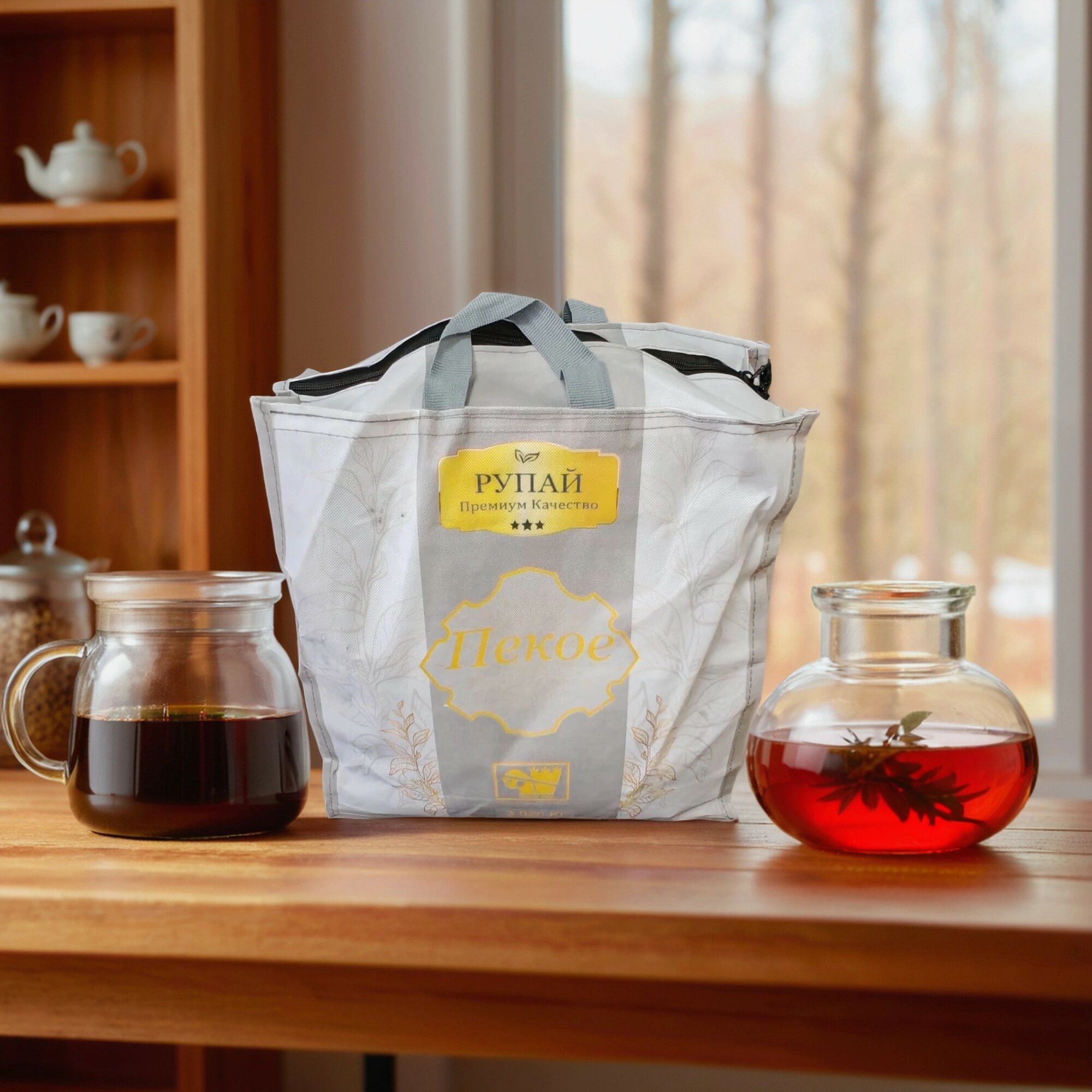 Элитный индийский ЧАЙ «рупай» сурер пекое 3.025 КГ. С типсами в сумке