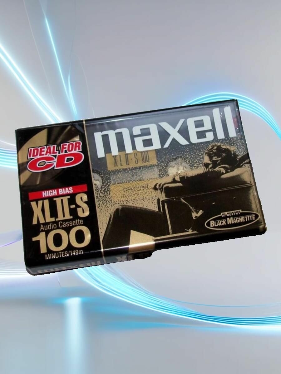 Аудиокассета Maxell XLII-S 100 chrom Япония (1 шт, 100 мин)