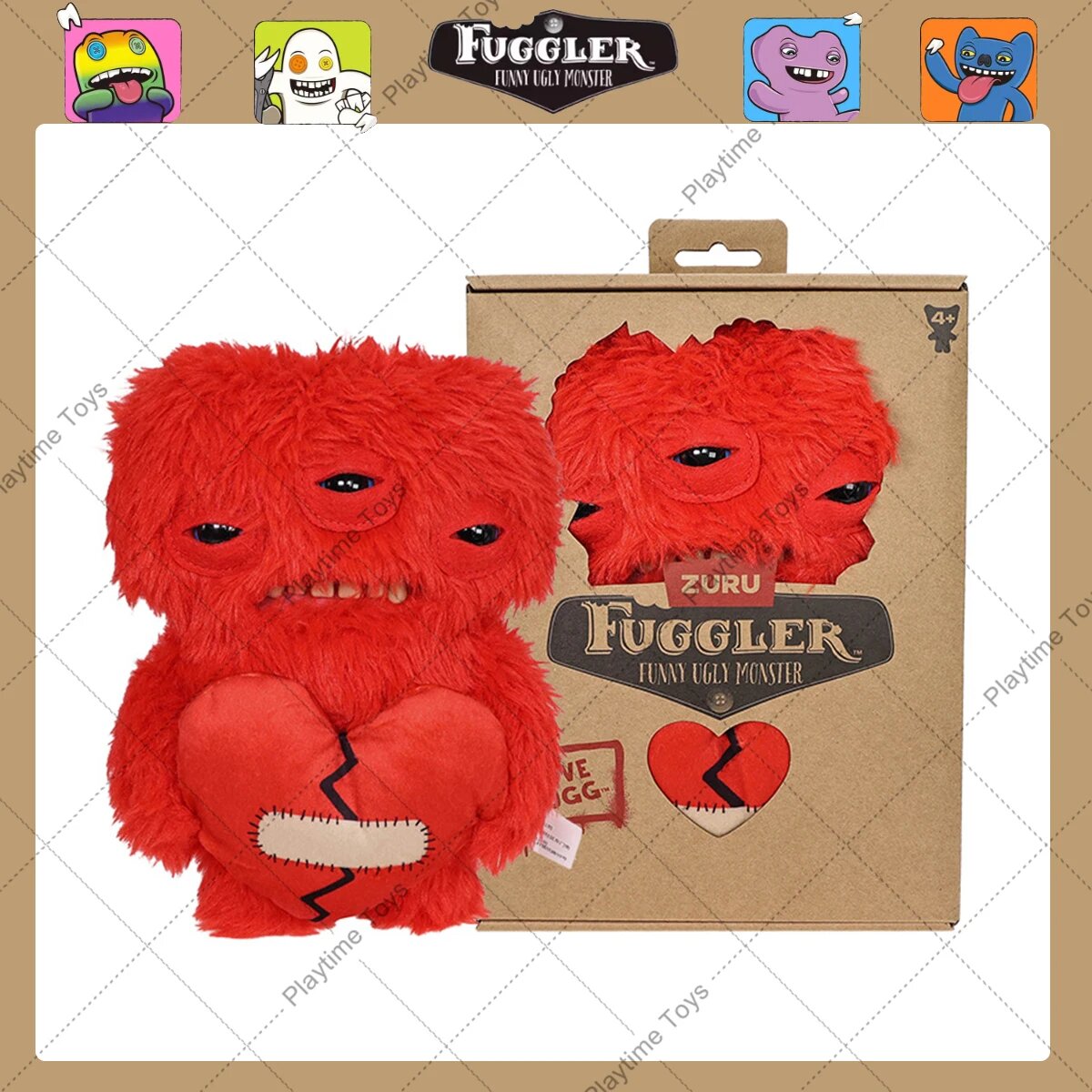 Fuggler Funk Mini Rascals плюшевая игрушка, Красный, Унисекс