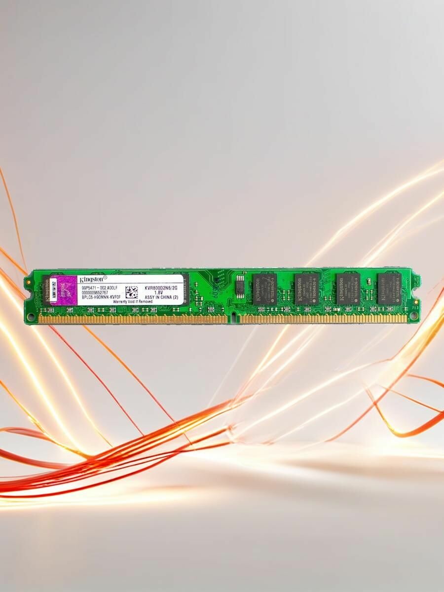 Оперативная память для компьютера 2GB DDR2 PC2-6400U 800MHz DIMM