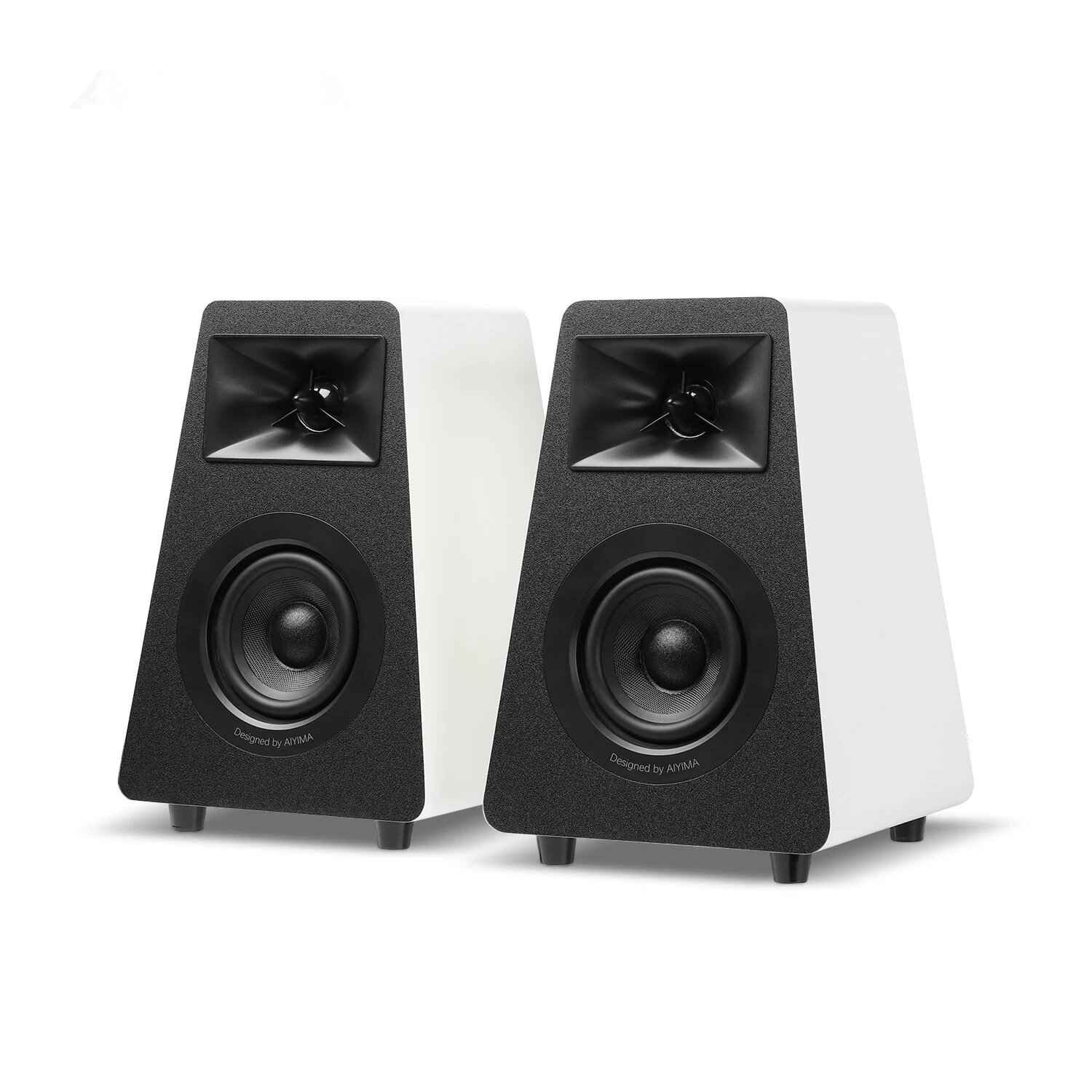 Колонки Aiyima S30 White активные полочные динамики белые 2.0