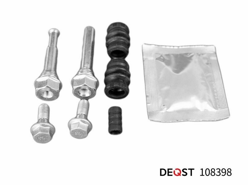 Комплект направляющих тормозного суппорта переднего/заднего (направляющая O 10 mm, суппорт Tokico), Deqst 108398