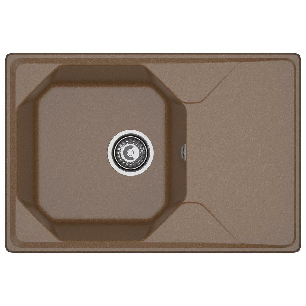 Кухонная мойка GranFest UNIQUE 740L, терракот