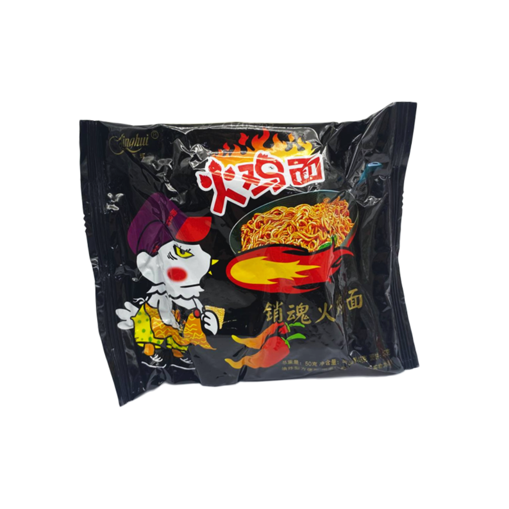 Лапша-Чипсы с обжигающим вкусом острой курицы (в формате лапши) 50 г, Китай