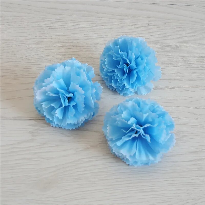 Искусственные гвоздики YEAHBUY 25 шт, 5 см Синий