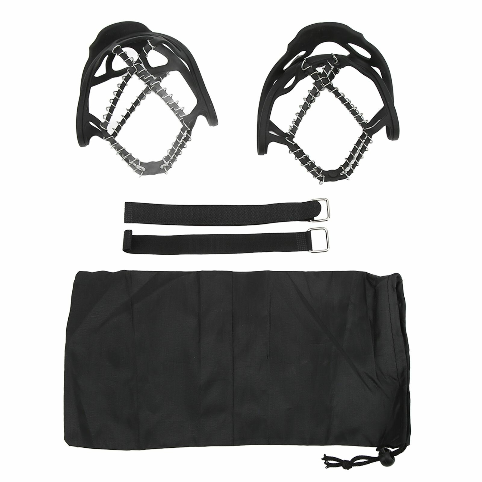 1 пара чехлов для обуви Spring Ice Crampon, противоскользящие шипы для ходьбы по снегу IceL (размер 39-42)