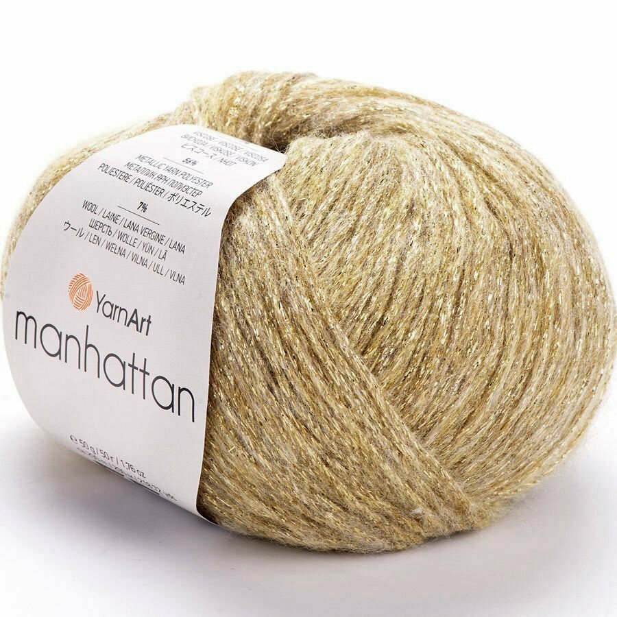 Пряжа Yarnart MANHATTAN 902 золото (10 мотков)