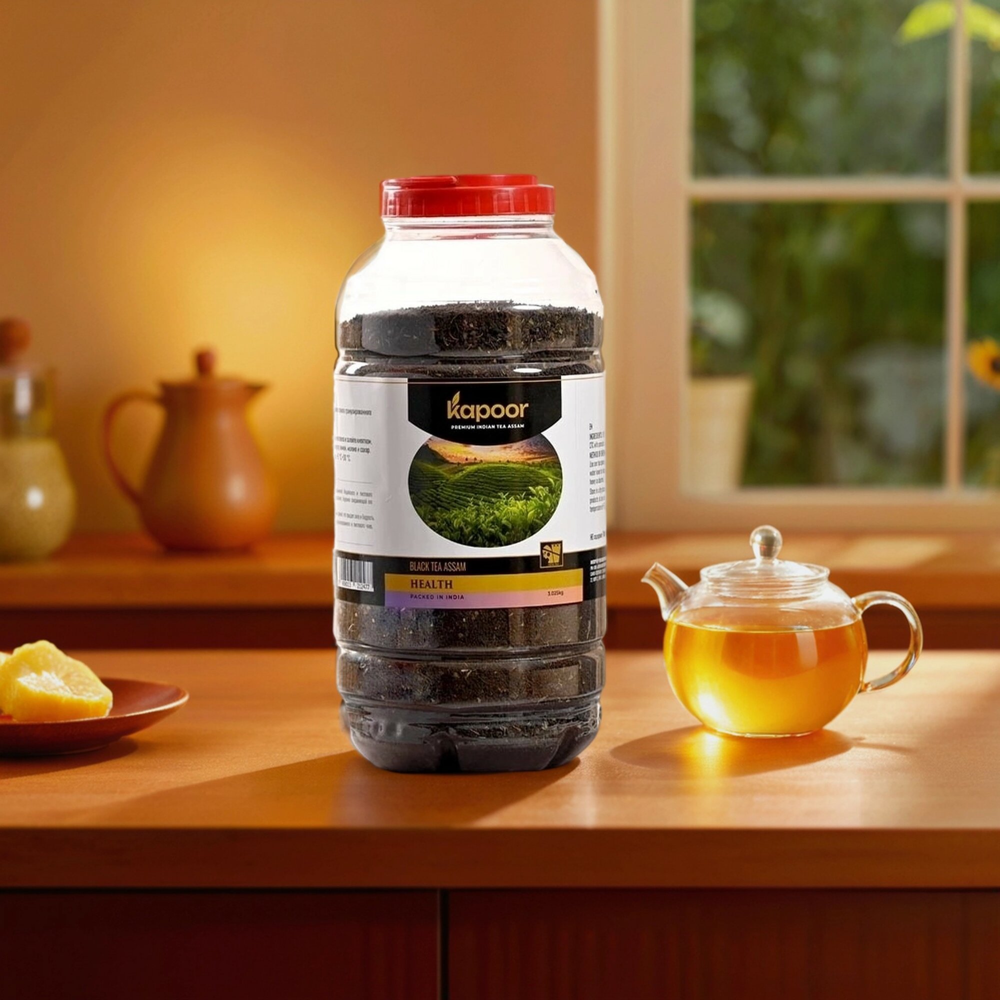 Капур Чай «Здоровье» 3025г - банка Черный, Даржилинг+ ассам гранулированный