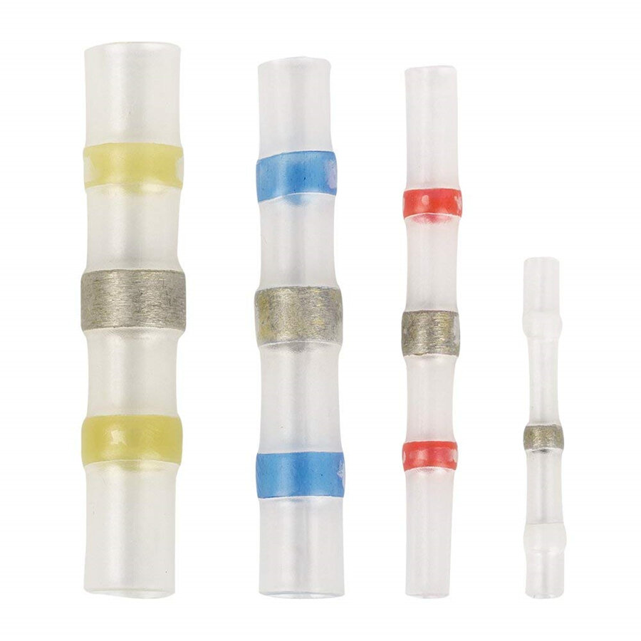 400шт Упакованный В Коробку Водонепроницаемый Припойный Уплотнитель Термоусадочная Проволока Стыковой Клеммный Соединитель Комплект