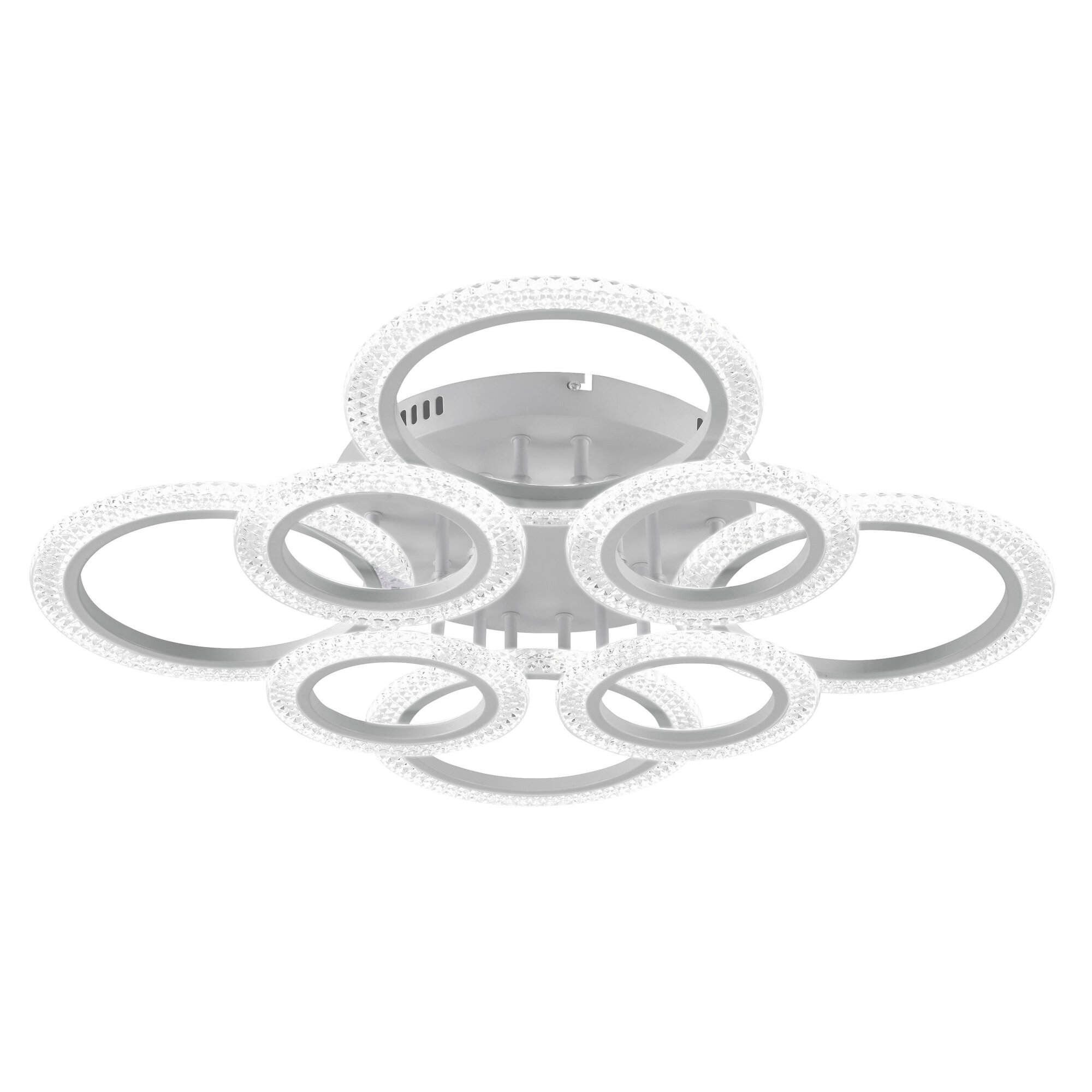 Люстра потолочная RITTER "Rolo" 51943 4, с ДУ 232Вт LED, белая