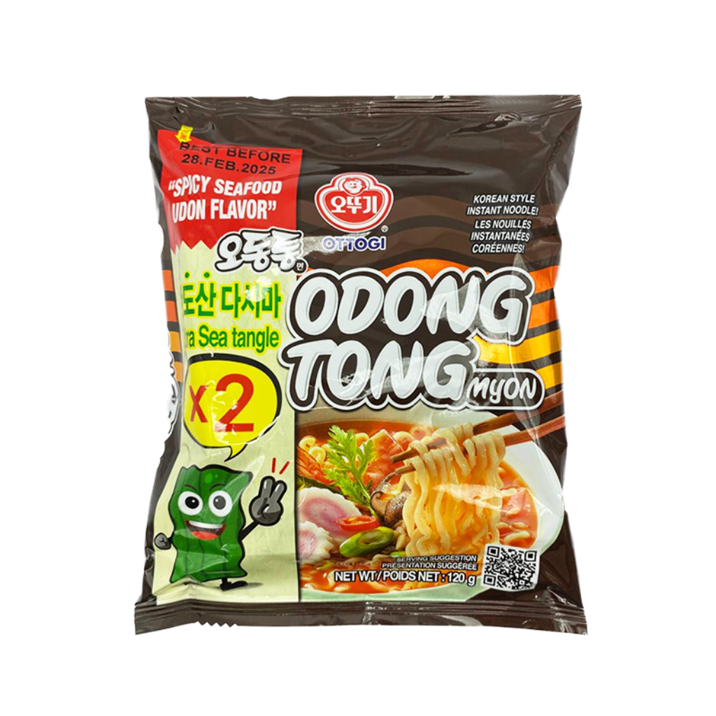 Лапша быстрого приготовления Odongtong Ramen со вкусом морепродуктов 120 г, Южная Корея