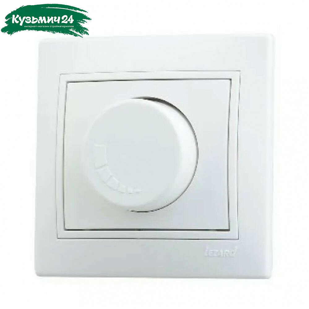 Диммер встраиваемый Lezard Mira 701-0202-115, белый с белой вставкой