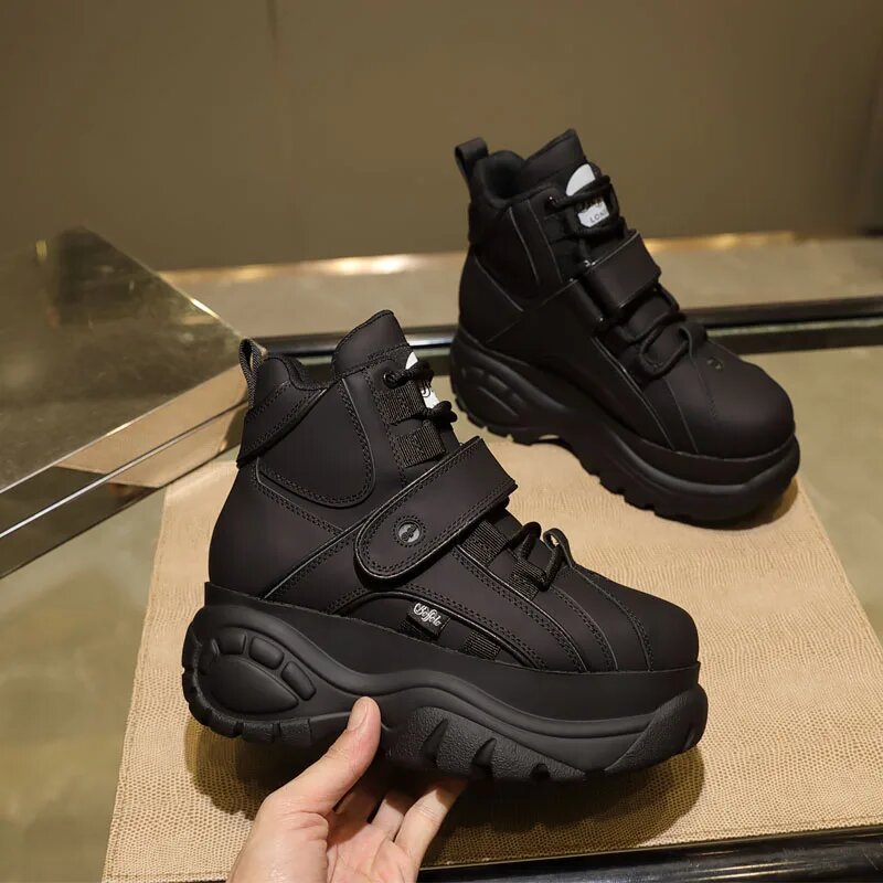 Кроссовки Women Sneakers Top Quality Genuine Leather Platform buffalo Shoes