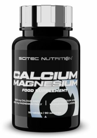 Скайтек Нутришн Кальций Магний, Scitec Nutrition Calcium - Magnesium 90 табл, БАД