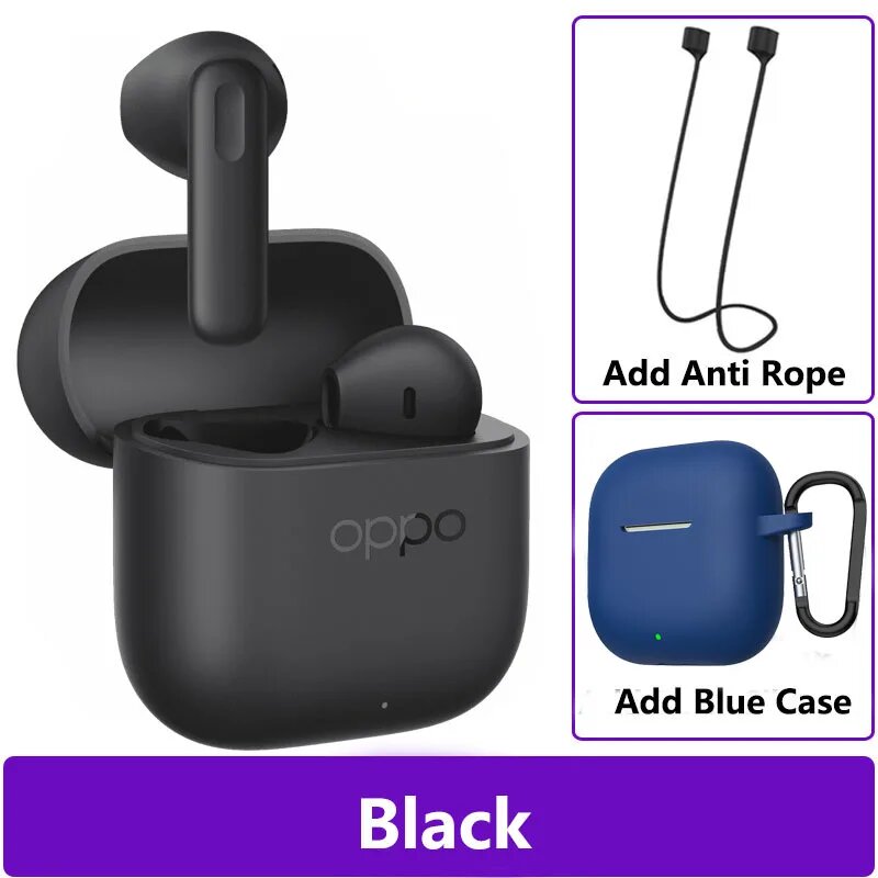 OPPO Enco Air 4 беспроводные наушники Black n Blue Case
