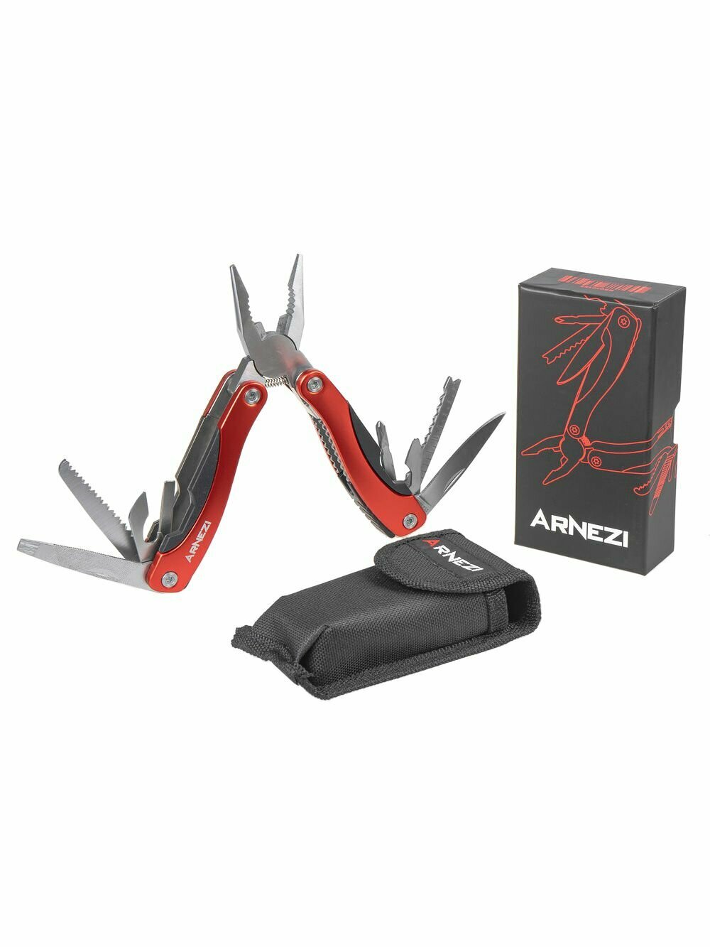 Мультитул с плоскогубцами тактический Dragon 12в1 ARNEZI R5010152