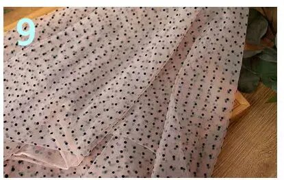 Кружевная сетка в горошек 160см C9