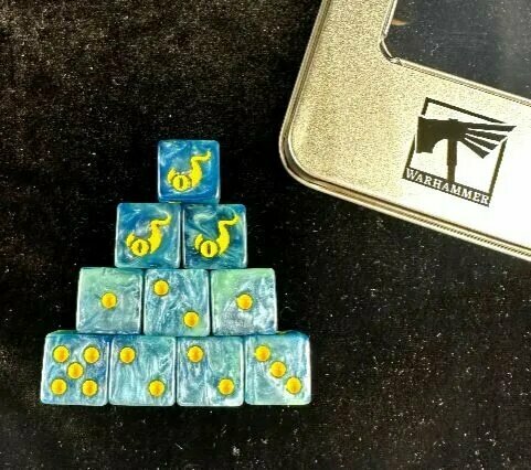 Кубики Warhammer 40000 - Thousand Sons Dice Set — фото 1
