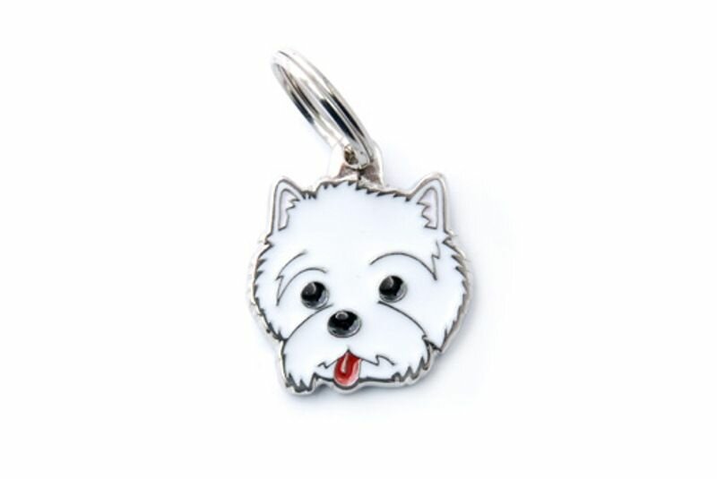 Адресник для собак My Family Colors Вест-хайленд-уайт-терьер средний