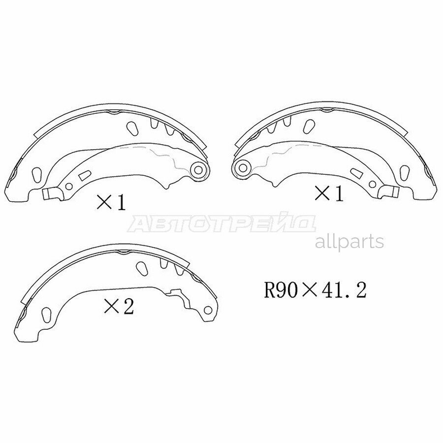 SAT ST-7701205758 Колодки тормозные (Сзади) Renault Logan 04-18 / Sandero 09-14
