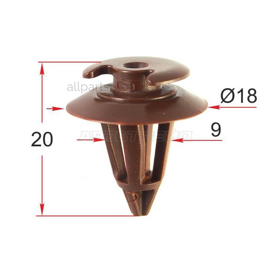SAT ST-M12479 Клипса (обшивки кузова VAG (Продажа по 10шт))