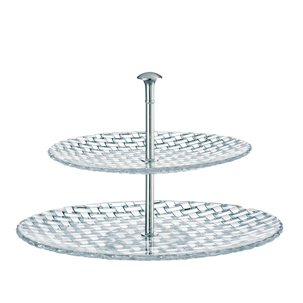 Блюдо двухъярусное, 32 х 23 см, хрустальное стекло N78538 Bossa Nova