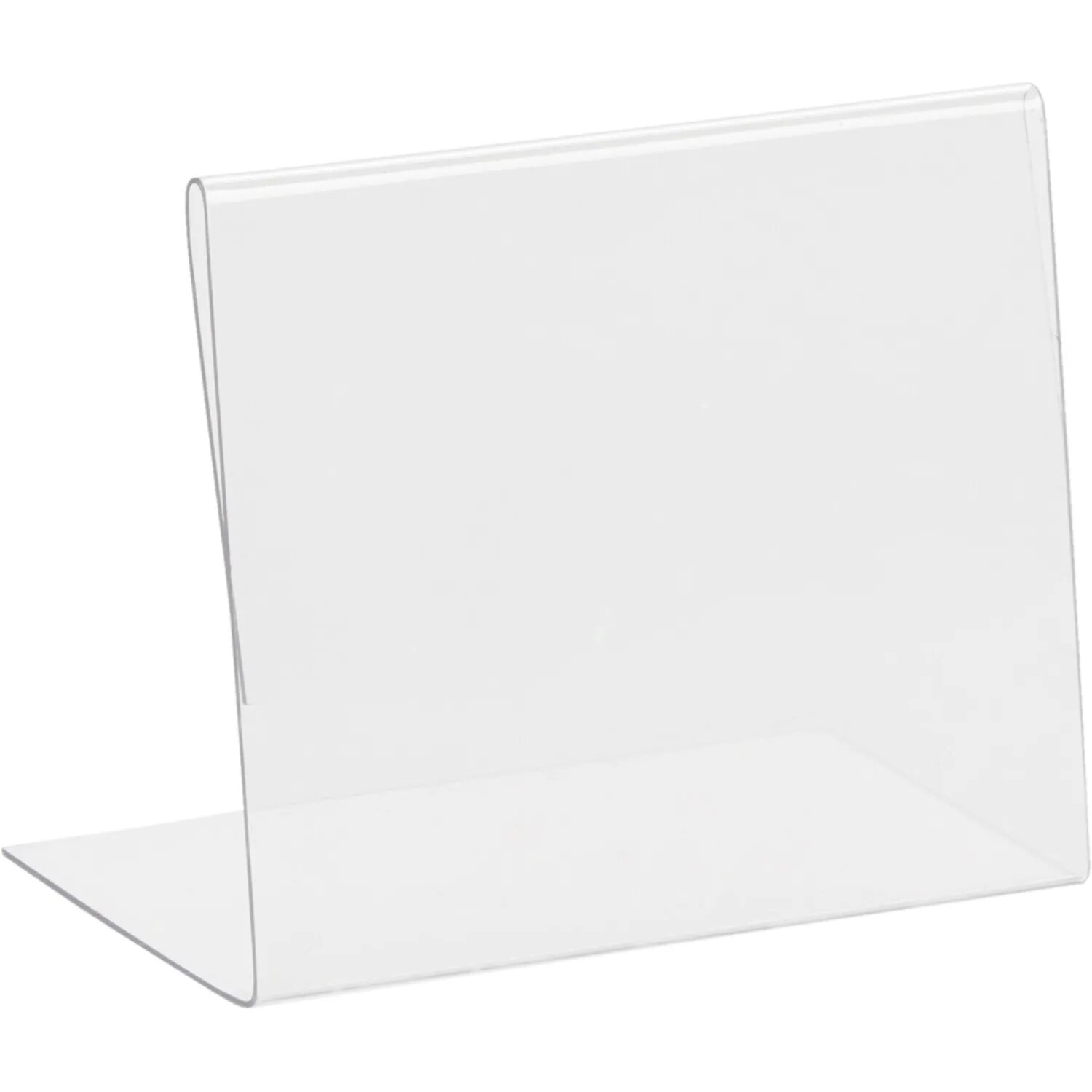 Ценникодержатель настольный L-образный для ценника 40х30, ПЭТ, 100 шт./уп