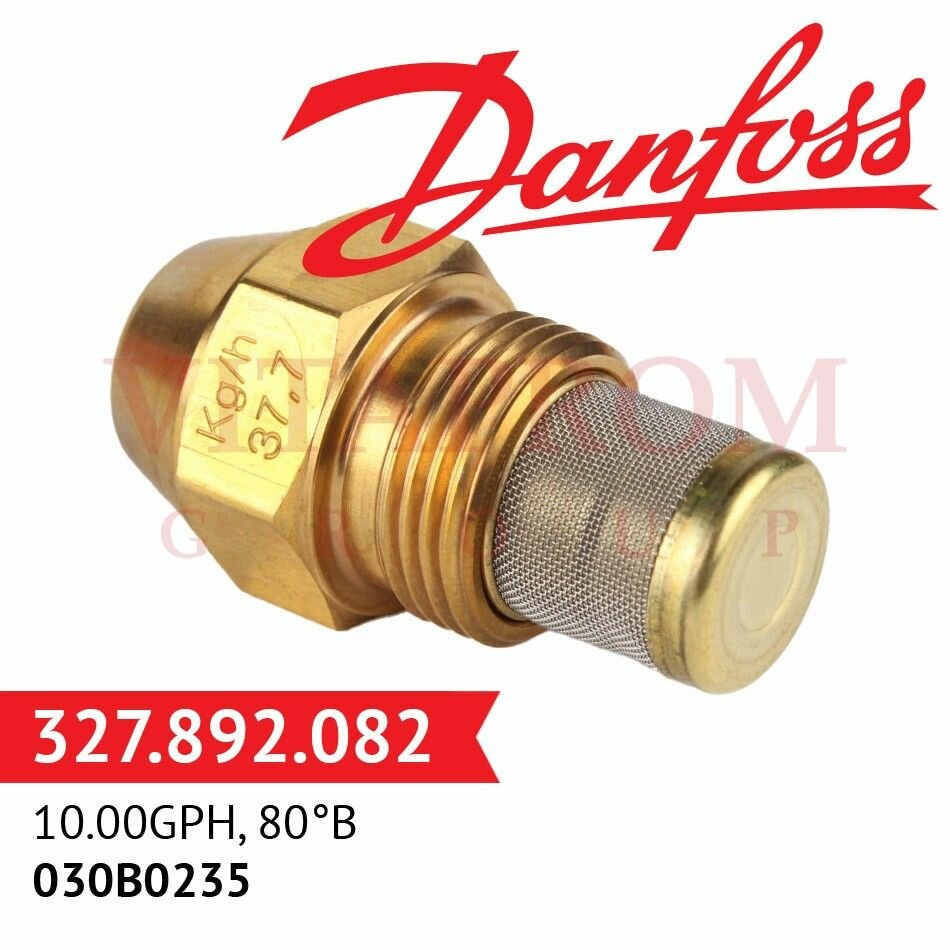 Форсунка Danfoss 10.00GPH, 80B, 030B0235 — фото 1