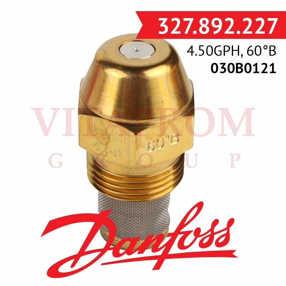 Форсунка Danfoss 4.50GPH, 60B, 030B0121 — фото 1