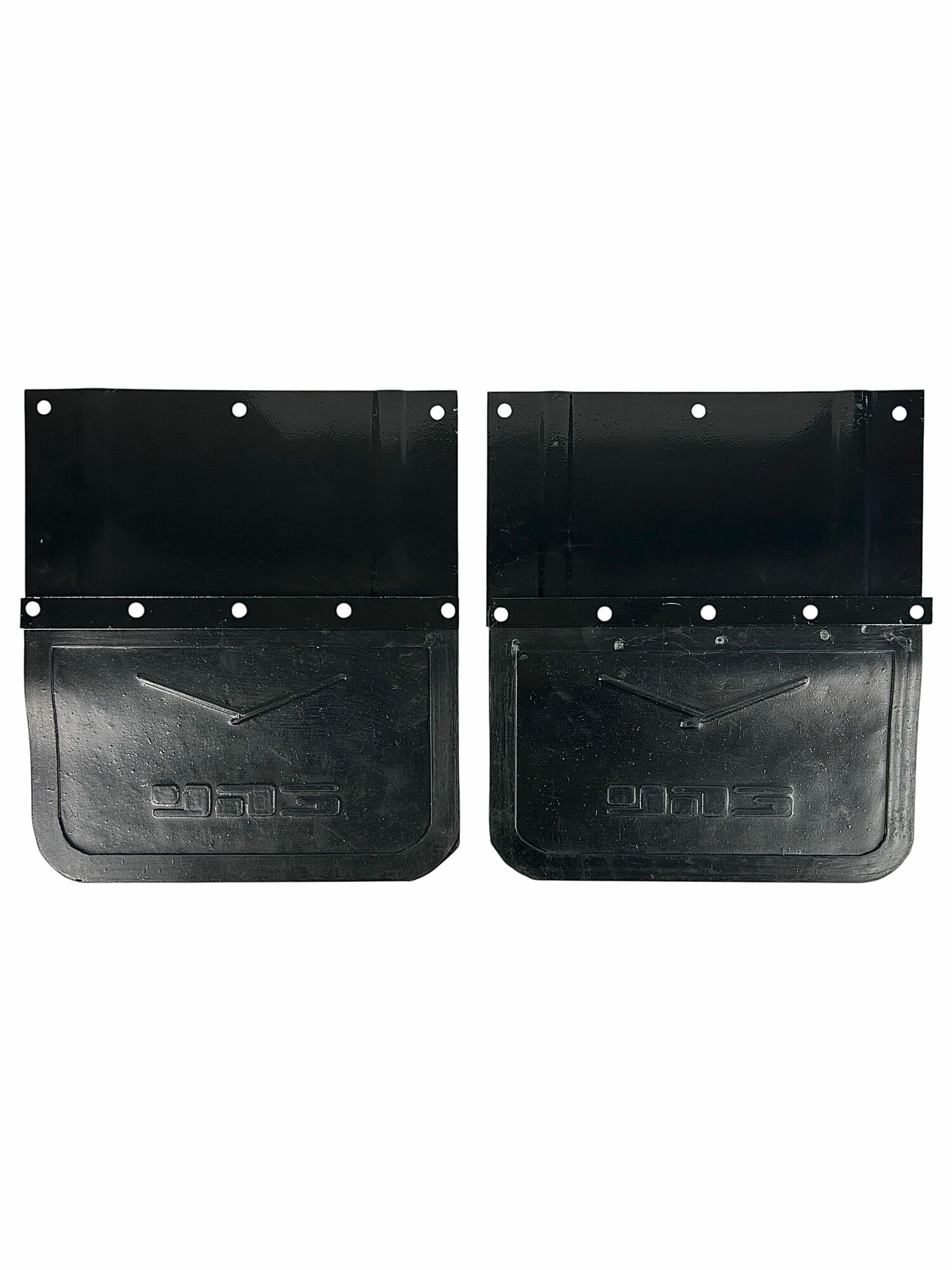 Брызговики резиновые УАЗ 452, Буханка передние (2 шт, в сборе с кронштейном)