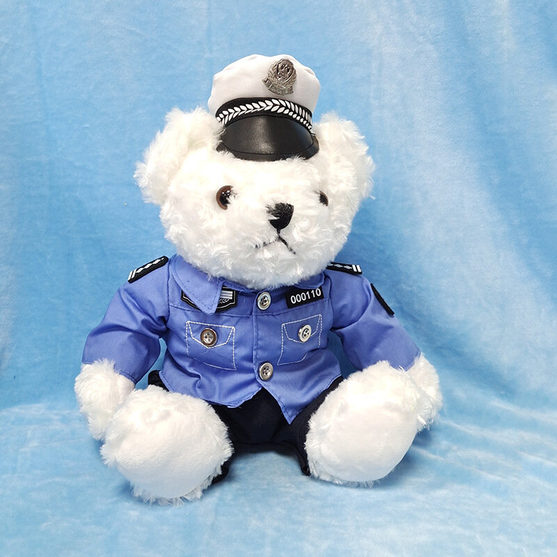 Медведь дорожной полиции, плюшевая игрушка, кукла, кукла, кукла, кукла, кукла, мотоциклист, девочка, детский подарок