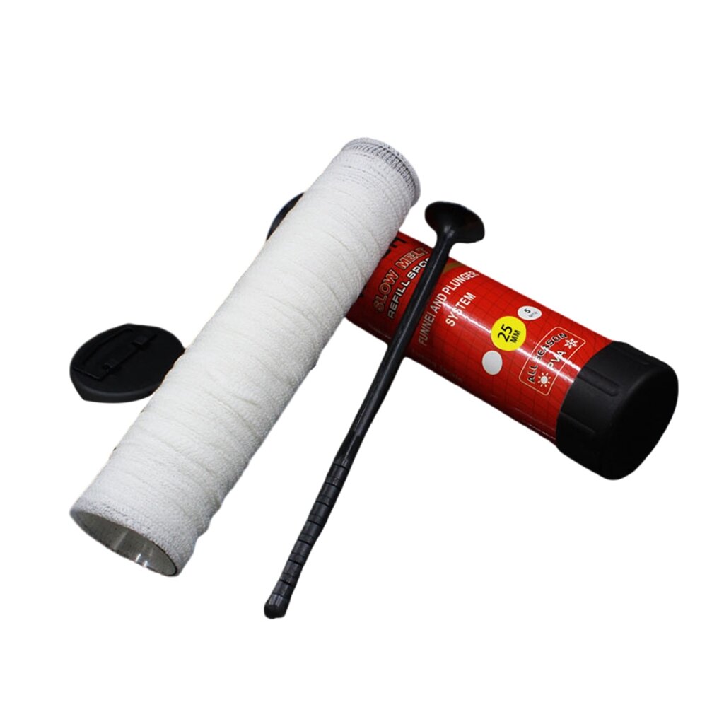 Инструменты для рыбалки,5 метров мешок для прикормки медленно растворимый и быстрорастворимый PVA водорастворимый сетчатый мешок - 25 мм - медленнорастворимый