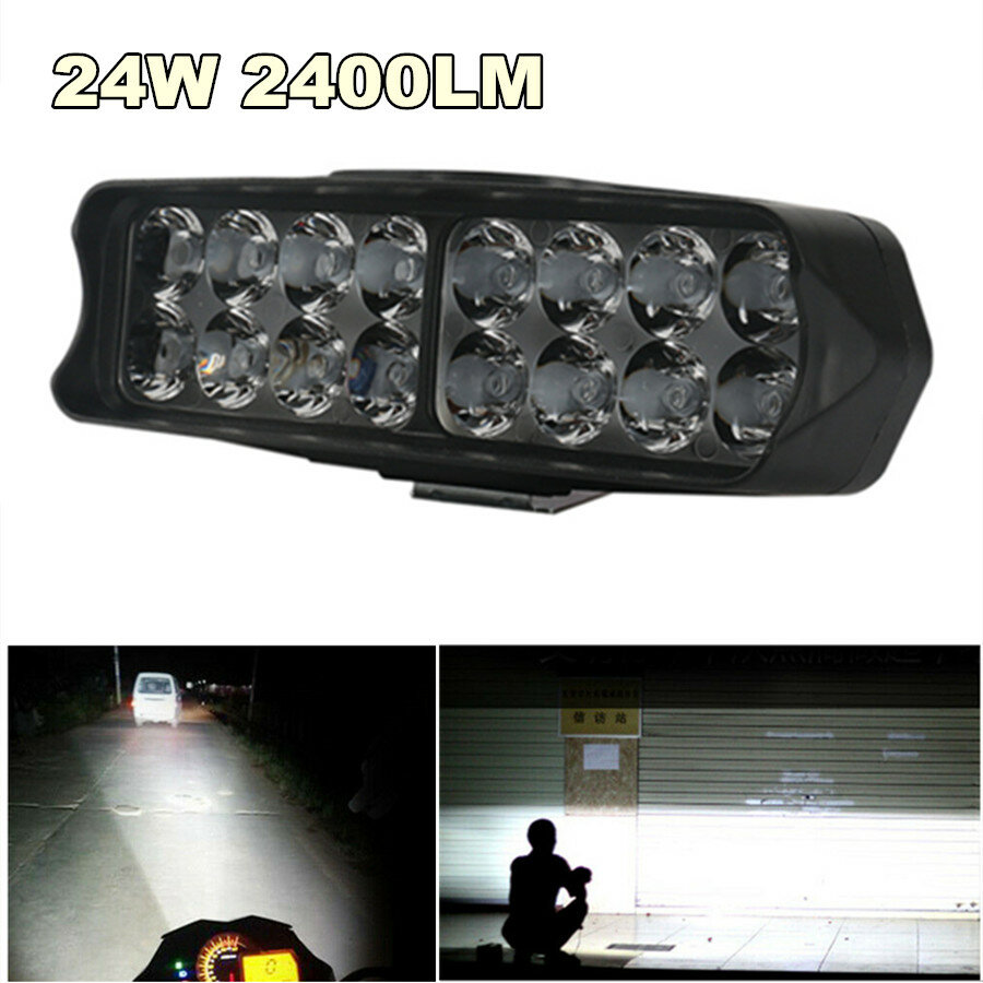 24W 2400LM LED Work Light Bar Прожектор Дальнего Света Автомобиля Грузовика Offroad 12V 24V