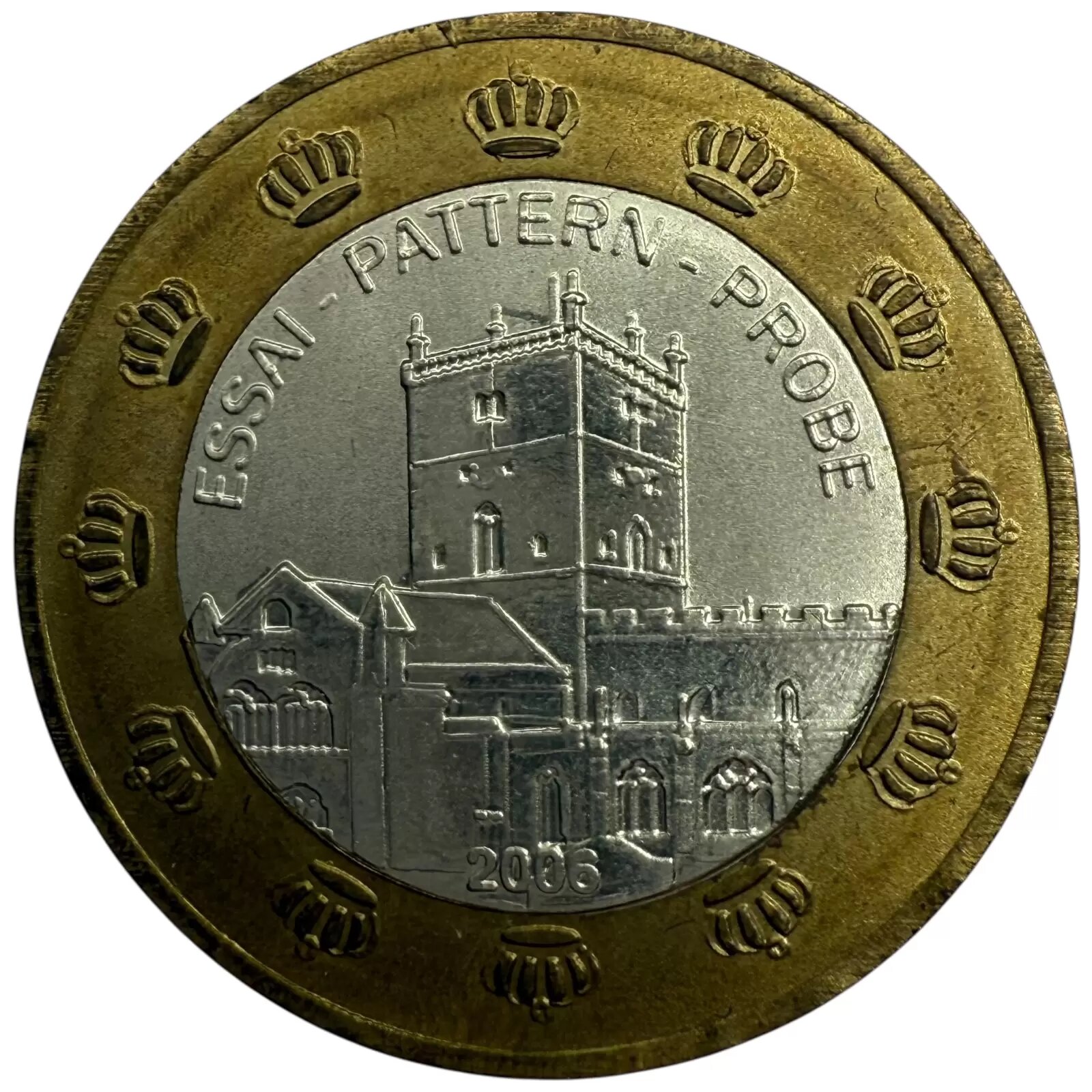 Великобритания, Уэльс 1 евро (Xeros) 2006 г. (Проба)