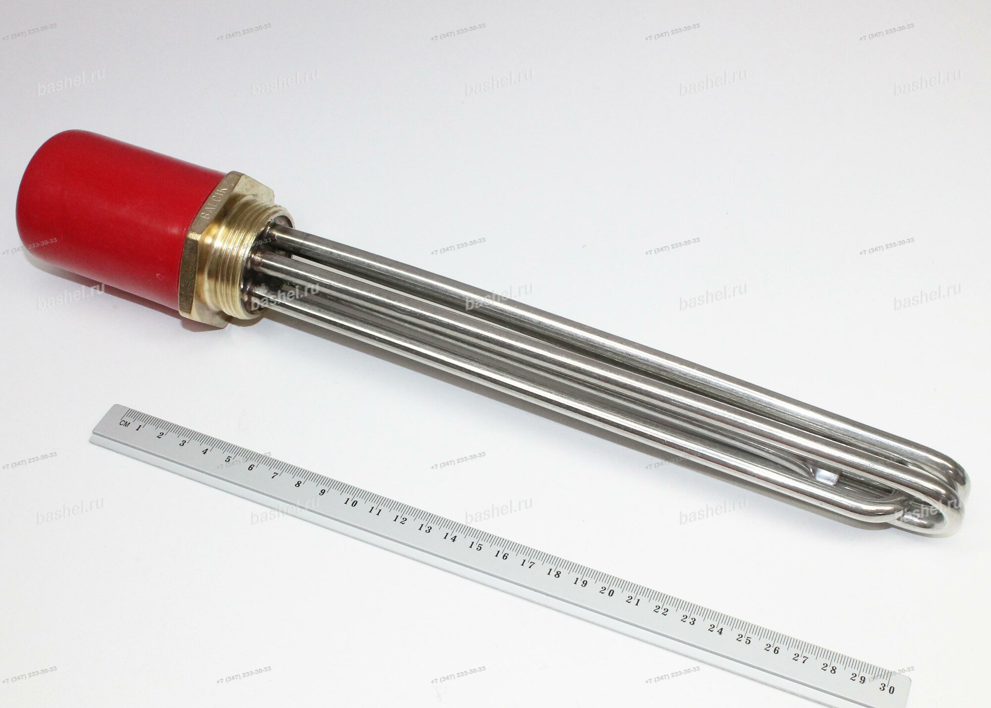 ТЭНБ ЭВН RDT (G1 1/2") 4500W 60-B-8/1,5J220 220/380V L-300mm (нерж.)
