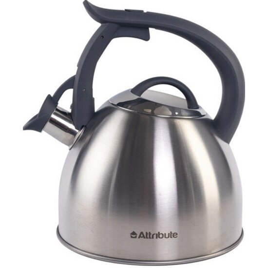 Чайник Attribute ARTISAN graphite 2.5 л, со свистком, нерж. сталь (AKA025)
