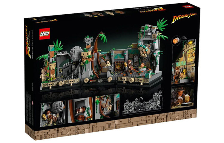 LEGO Indiana Jones Series Золотистая статуя Древнего храма Конструкторы 1545 деталей 77015