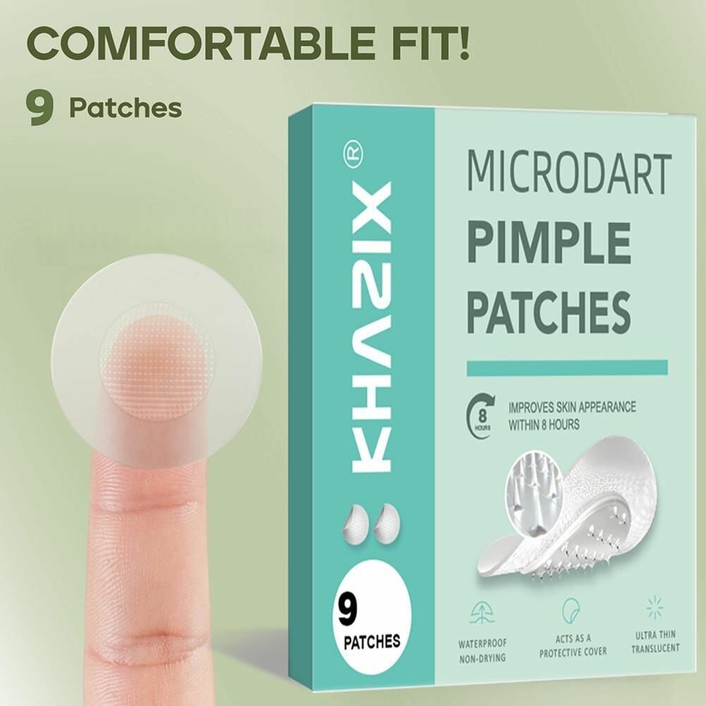 9шт Патчи с микроиглами от акне