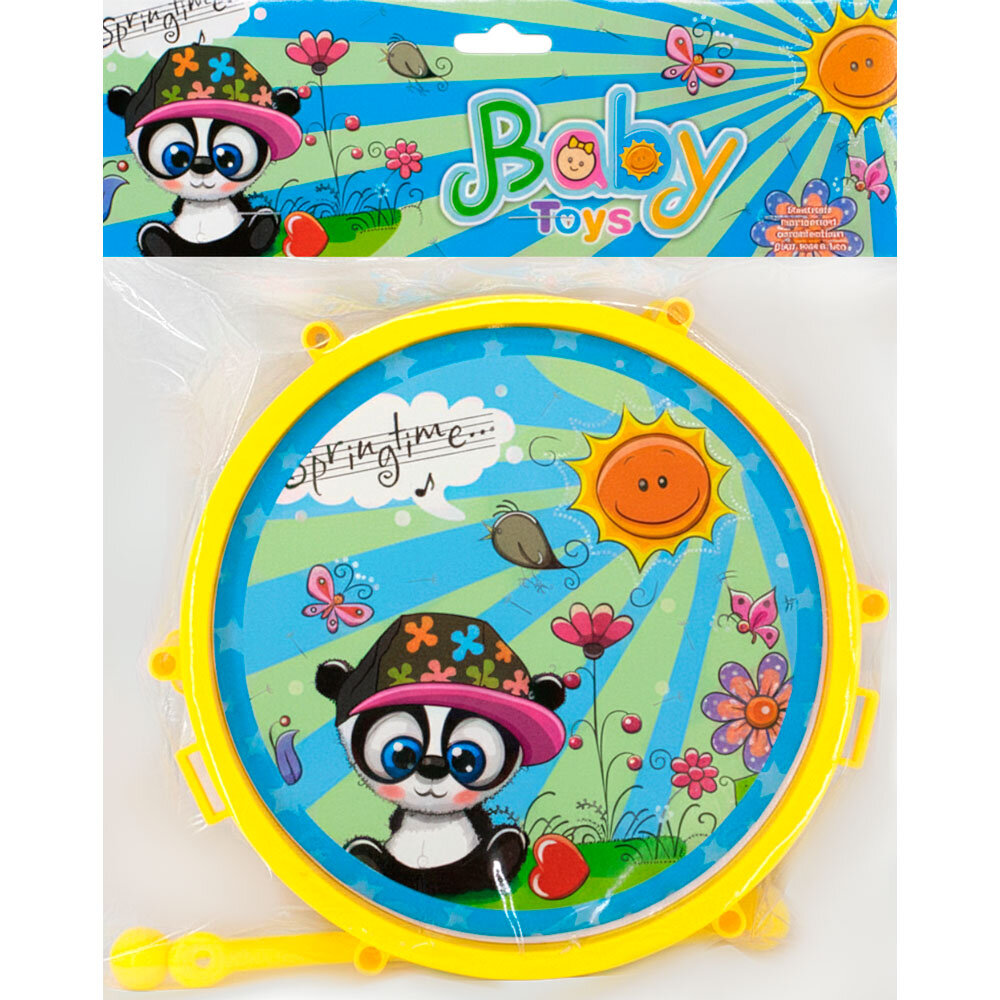 Игровой набор музыкальных инструментов Китайская игрушка1 для детей от 3 лет, барабан, бубен, маракасы FCJ0686571