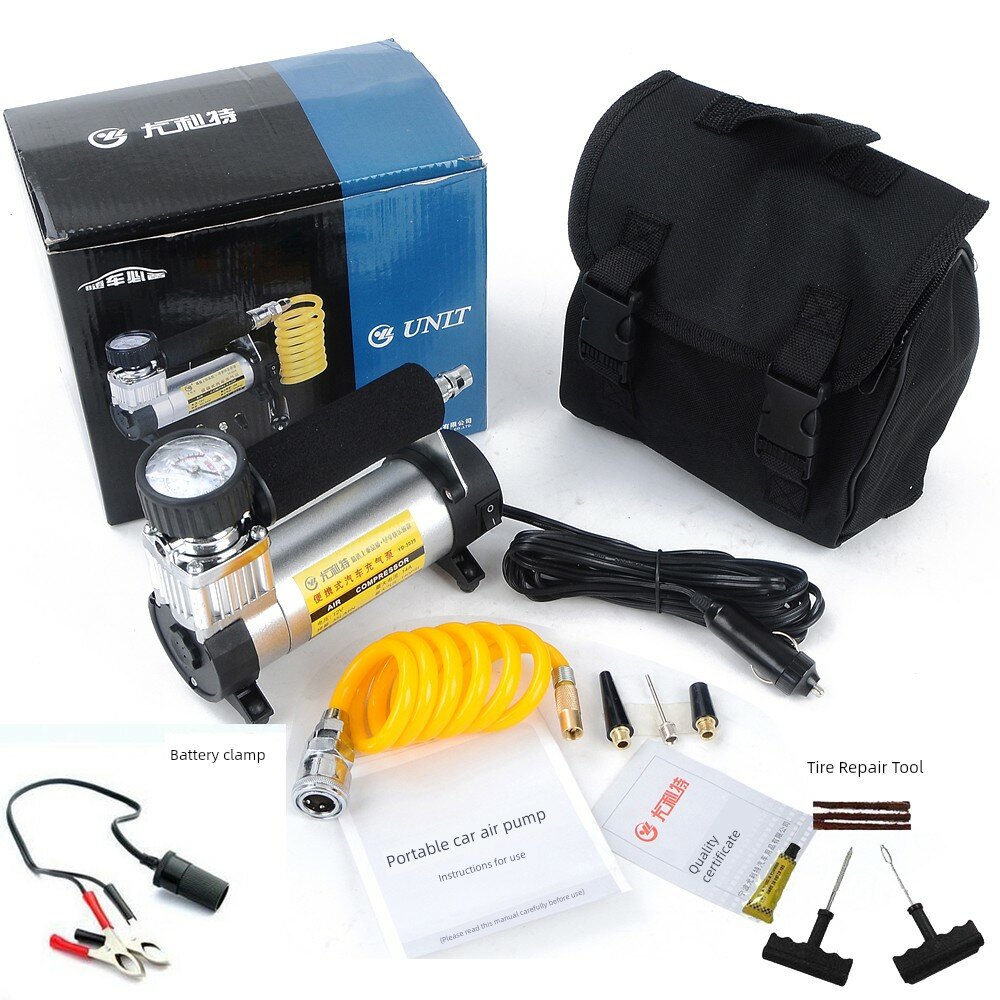 Автомобильный компрессор Ulite 3035, одноцилиндровый, электрический, 12В, для внедорожников 3035 воздушный насос +