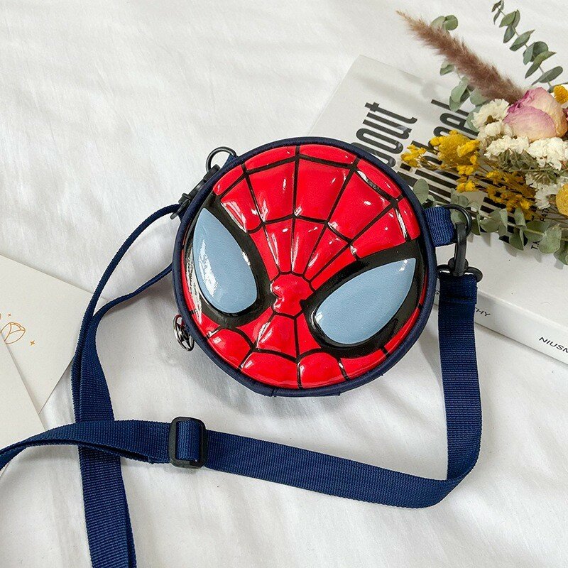 Сумка через плечо playful spider-man для мальчиков, темно синий