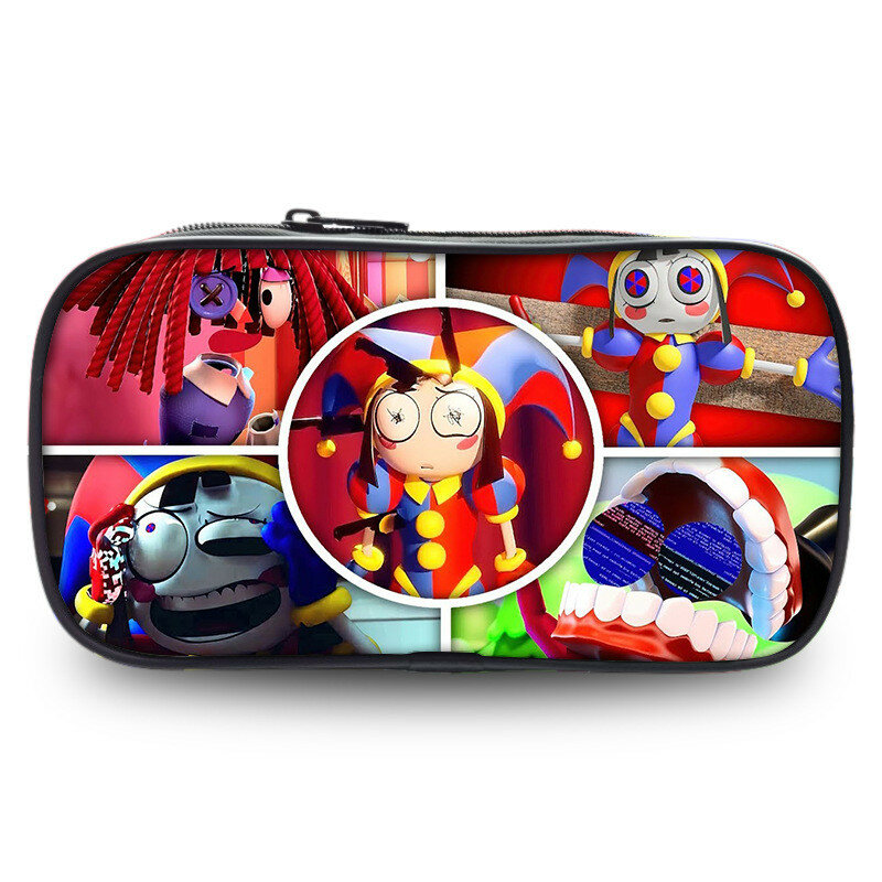 Пенал colorful amazing digital circus для школьников, размер 4