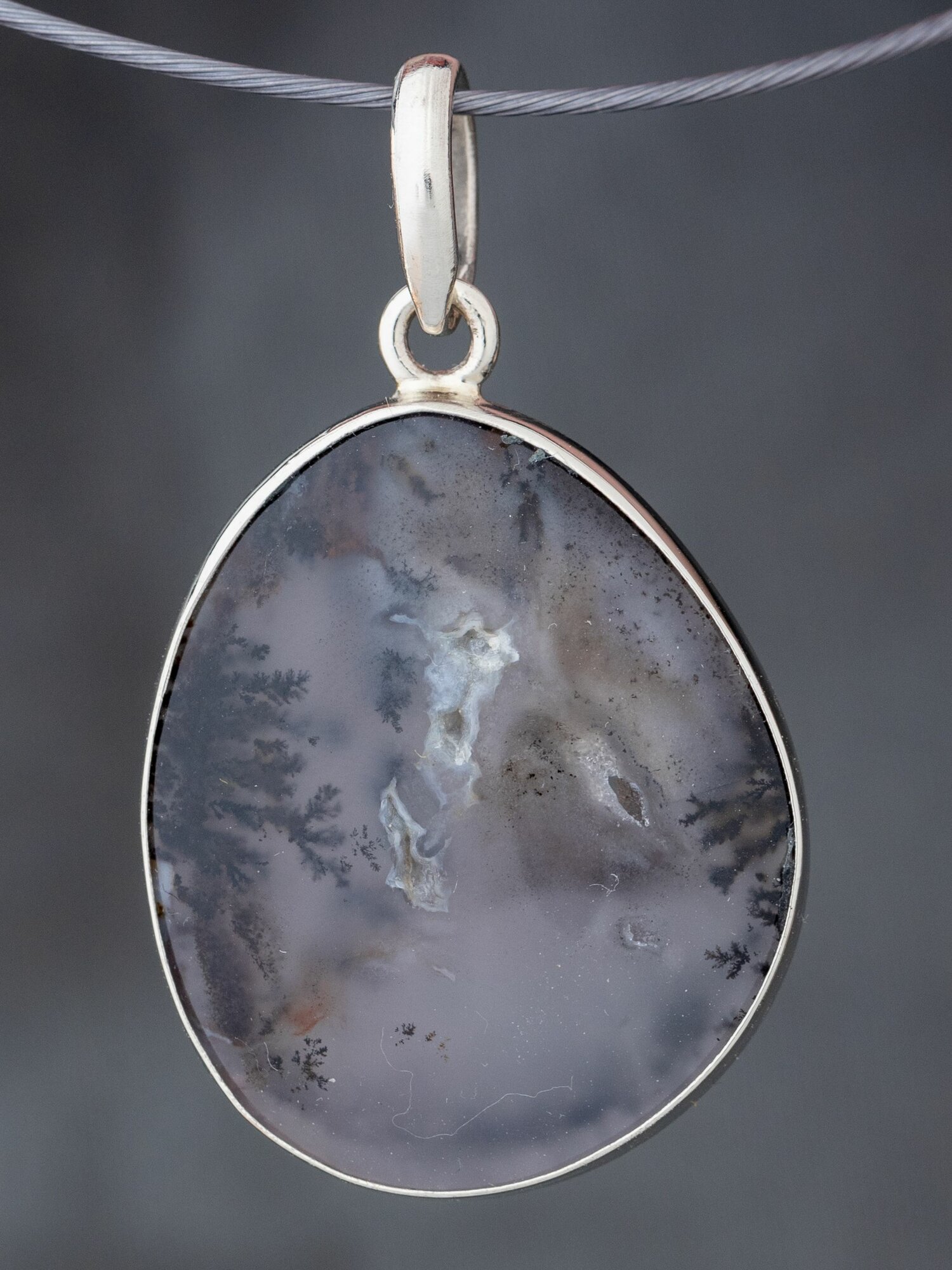 Колье, агат