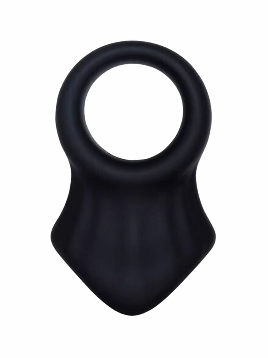 Силиконовая эластичная насадка на член и мошонку Ring With Ball Stretcher, 1шт