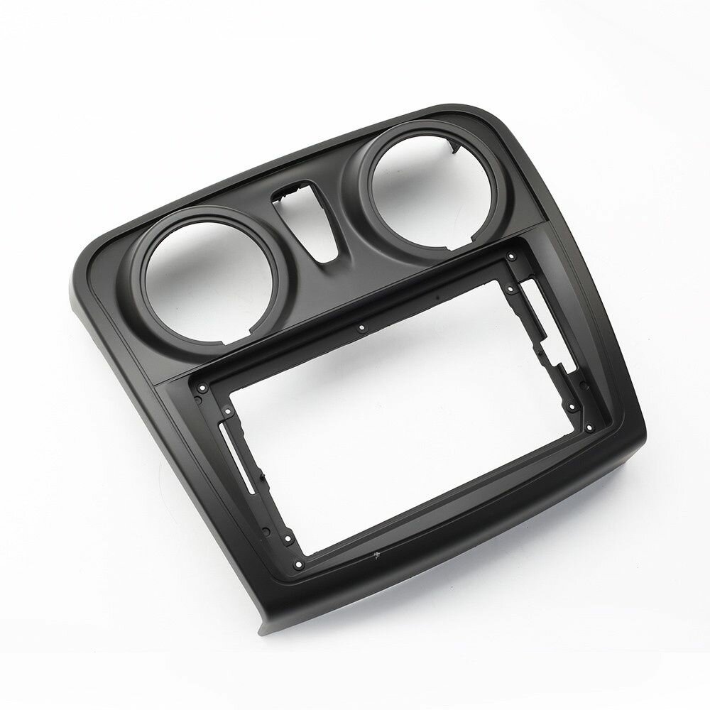 2 Din 9-Дюймовая Рамка панели Автомобильного Радиоприемника для Renault Logan 2 2012-2019 Sandero 2 2014-2019 Аудио Стерео Панель Монтажная Рамка