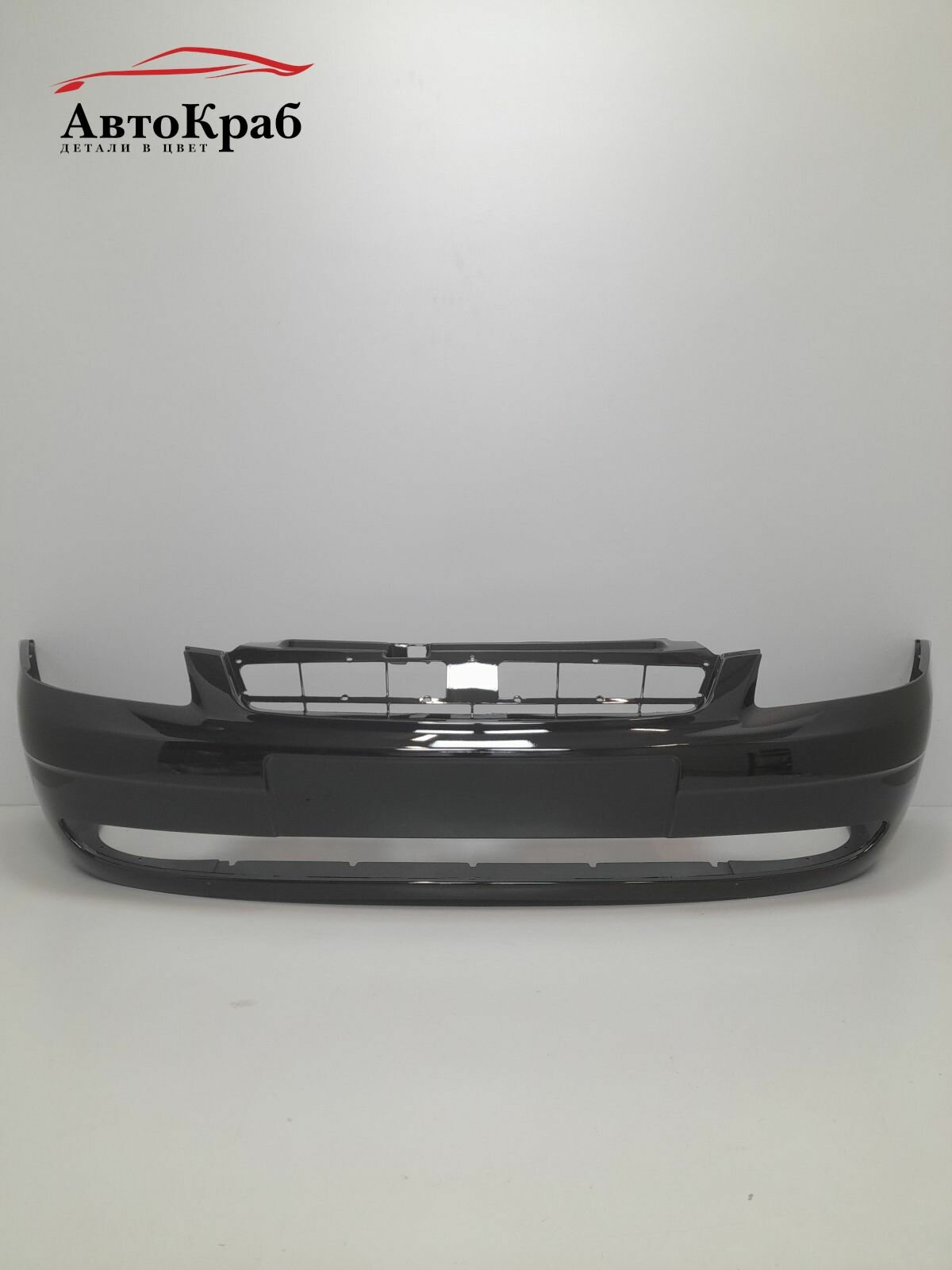 Бампер передний в цвет для Лада Приора 1 2007 - 2013 г. 665 - космос, черно синий
